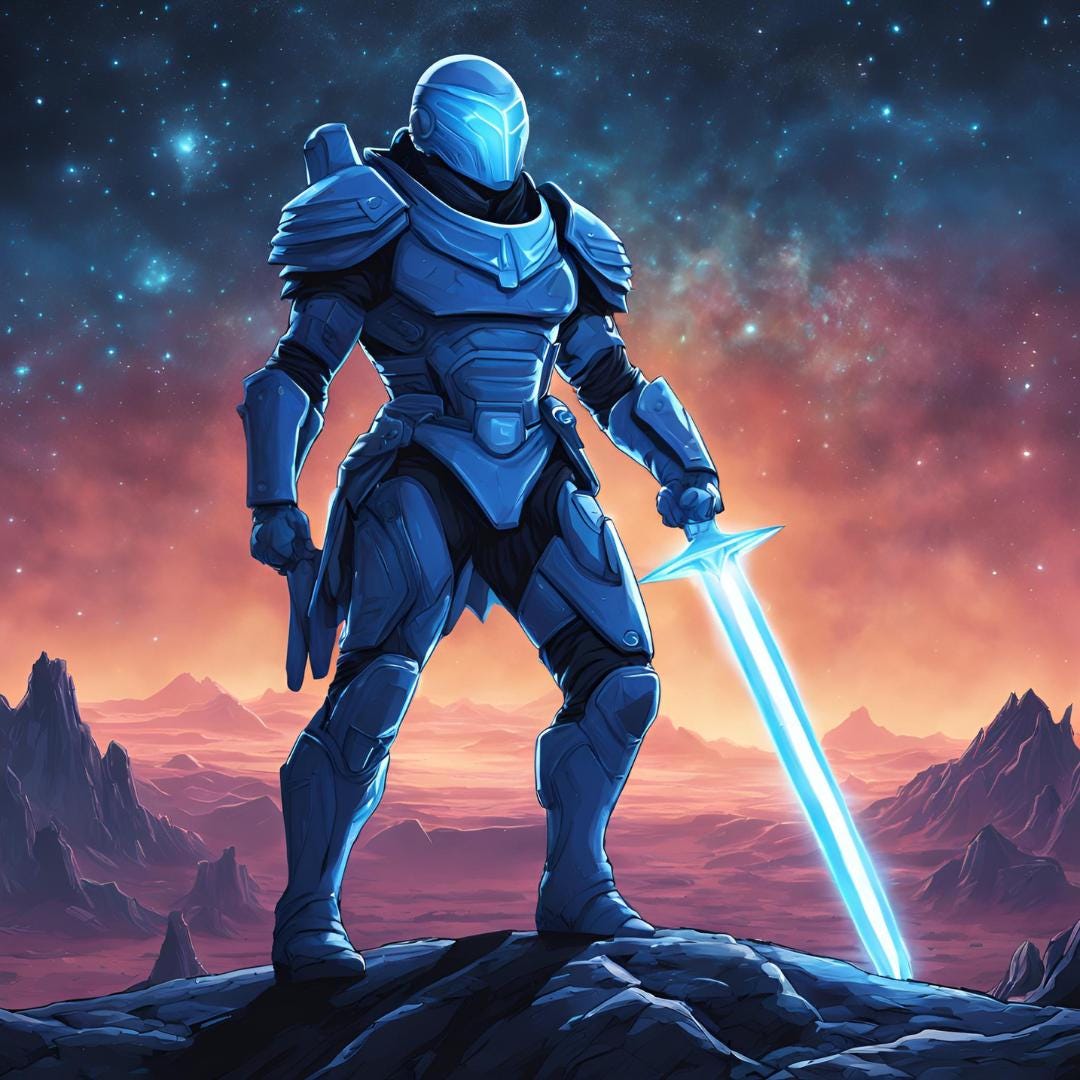 Grim Dark BLUE Sci-fi Space Soldiers STL Bundle for 3D Printing S T L ...