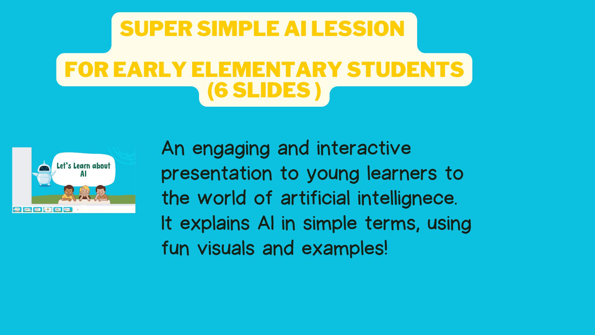 AI Learning Powerpoint for Kids | Interactive AI Lesson for ...