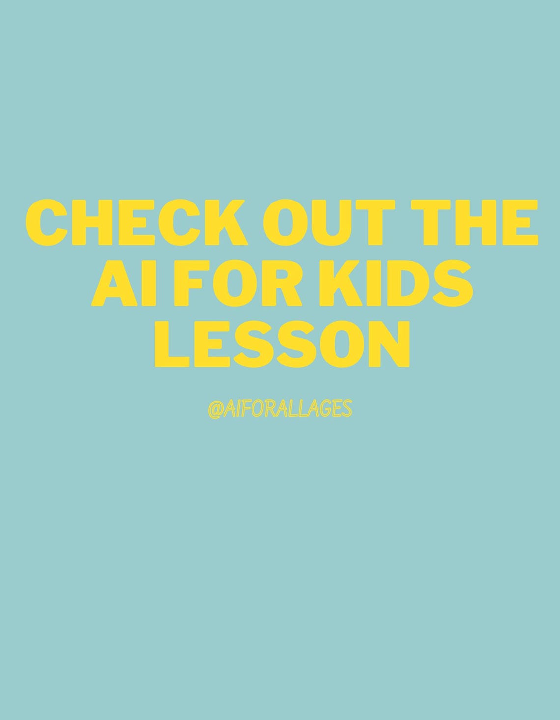 Kids AI Lesson Worksheet for Elementary Students- Fun & Engaging ...