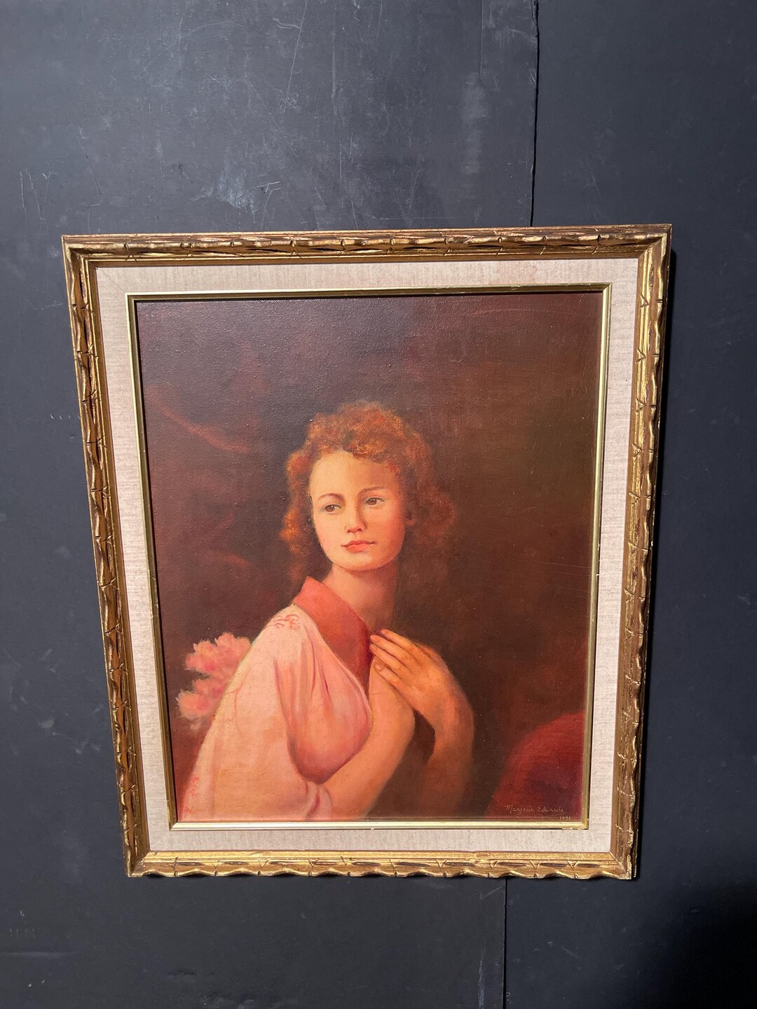 Marjorie Edwards 1991 Self Portrait Young - Etsy