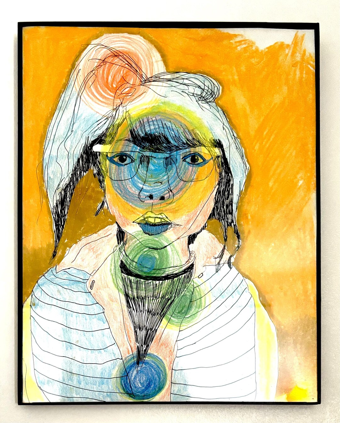 Self Portrait Art With Energy Coloring - Etsy