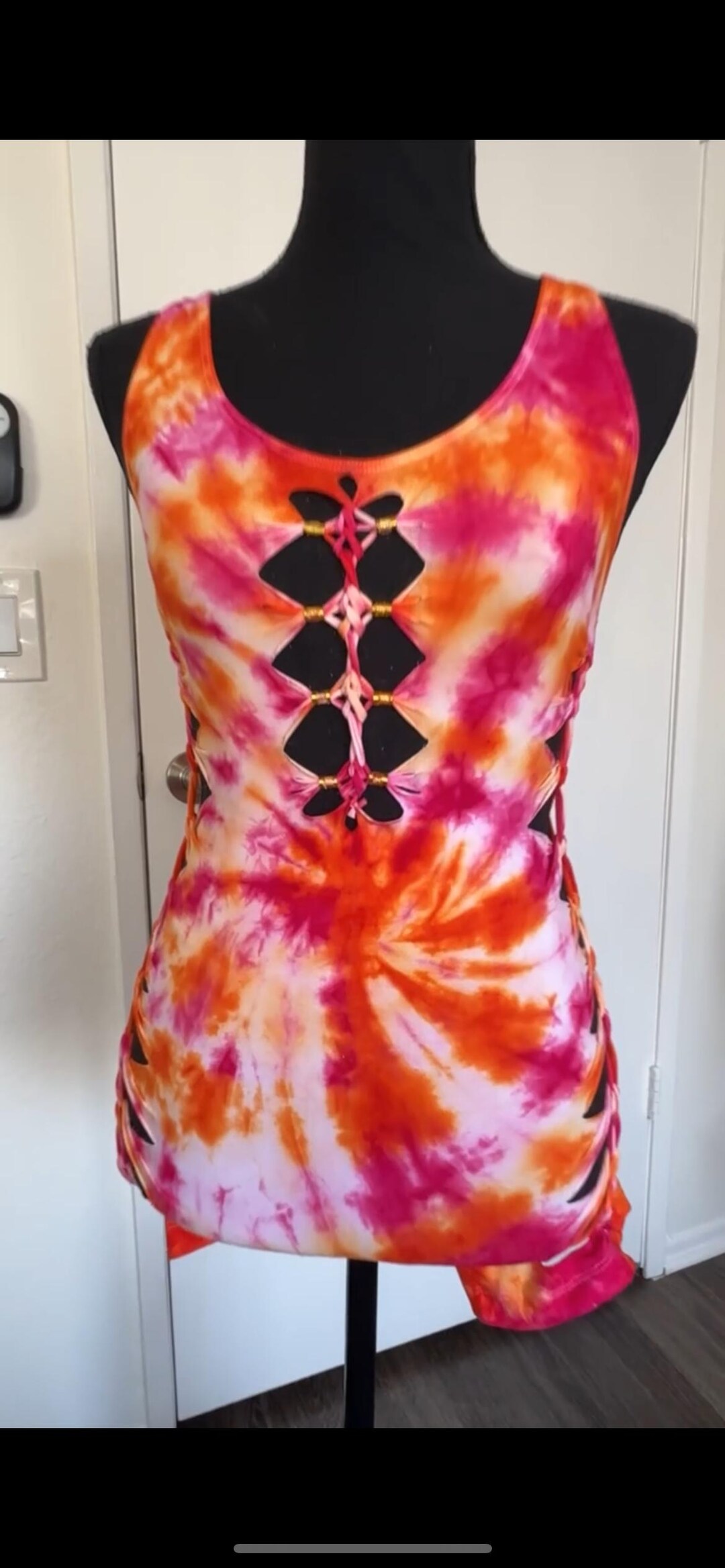 Neon Nectar Slit Weave Romper, Handmade Rave Outfit, Festival Outfit ...