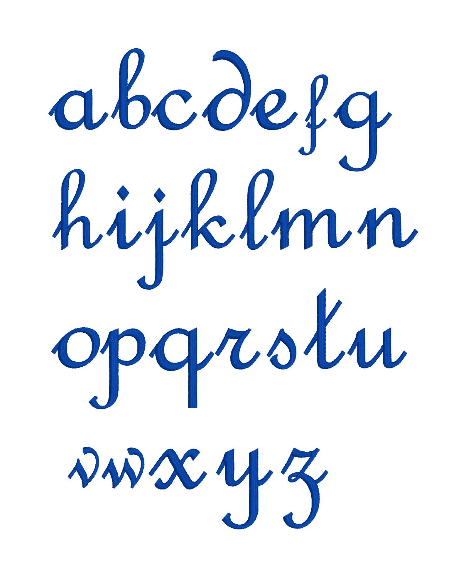French Script Embroidery Font: Native BX Design (digital Download) - Etsy
