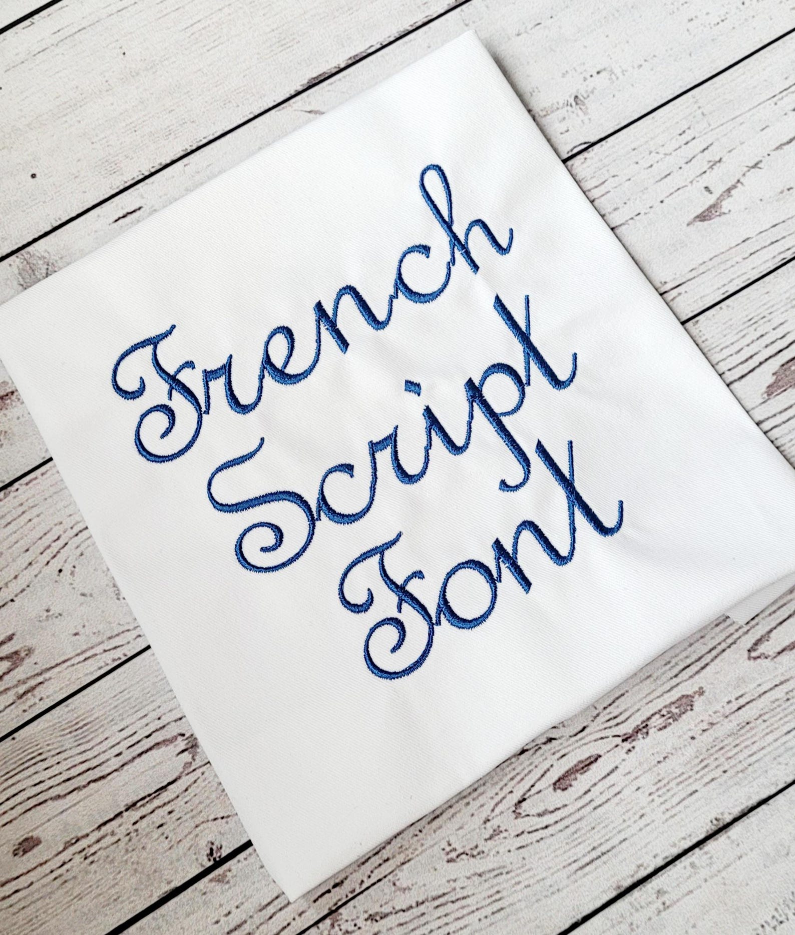 French Script Embroidery Font: Native BX Design (digital Download) - Etsy