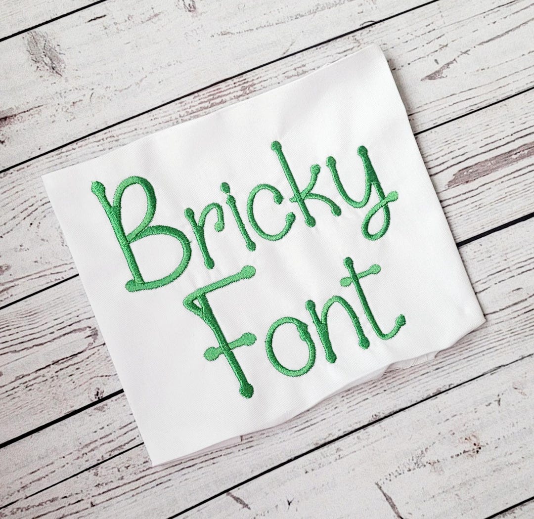 Bricky Native BX Font Embroidery Design (digital Download) - Etsy