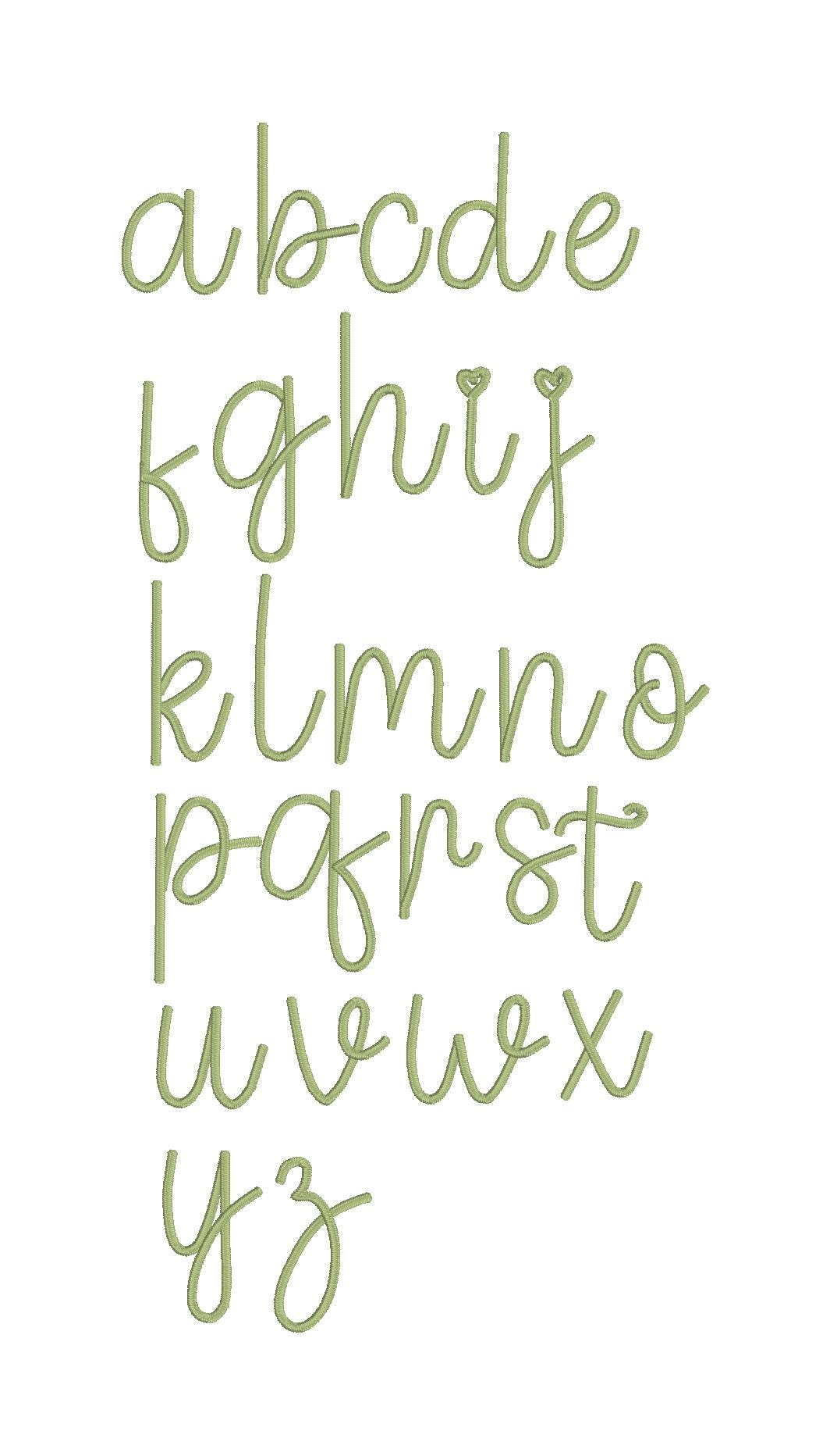 Autograph Font Embroidery Design: Native BX Font (digital Download) - Etsy
