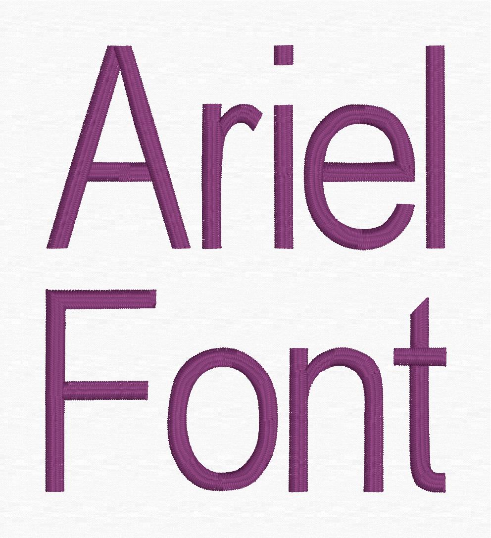Ariel Embroidery Font: Native BX Font (digital Download) - Etsy