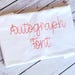 Autograph Font Embroidery Design: Native BX Font (digital Download) - Etsy