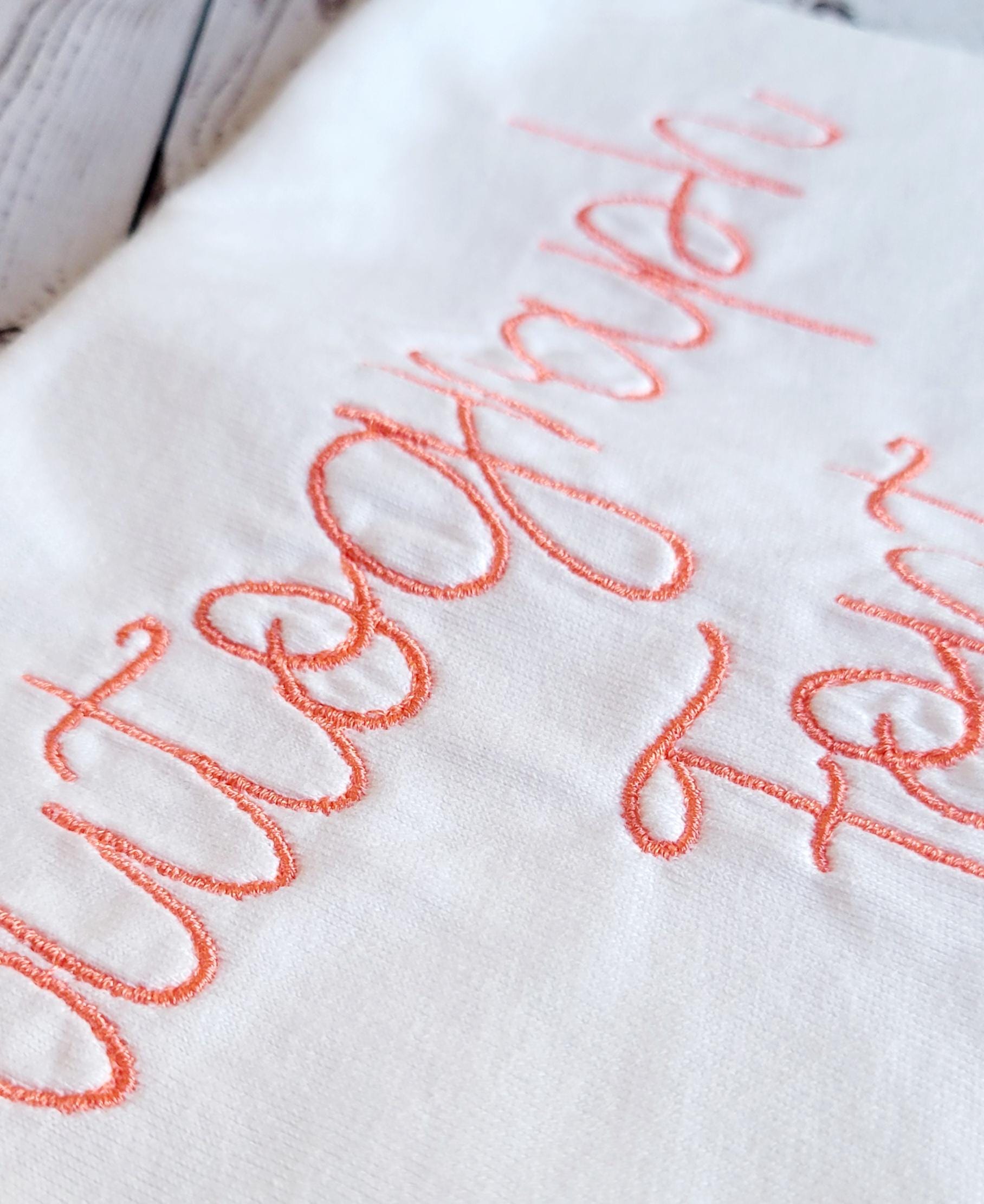 Autograph Font Embroidery Design: Native BX Font (digital Download) - Etsy
