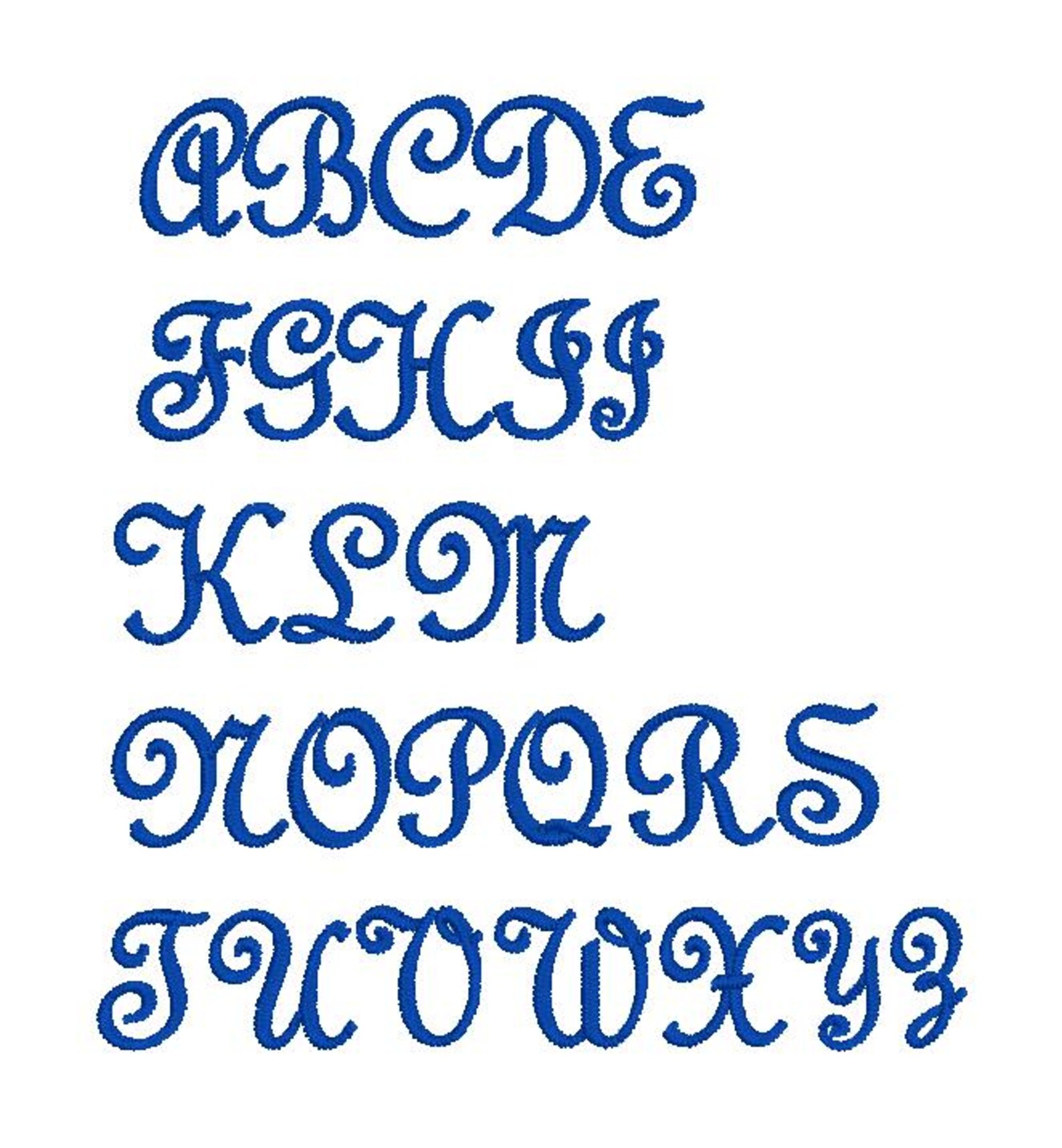 French Script Embroidery Font: Native BX Design (digital Download) - Etsy