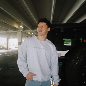 PREORDER: Beef, Rice, Jesus Christ Embroidered Crewneck - Etsy