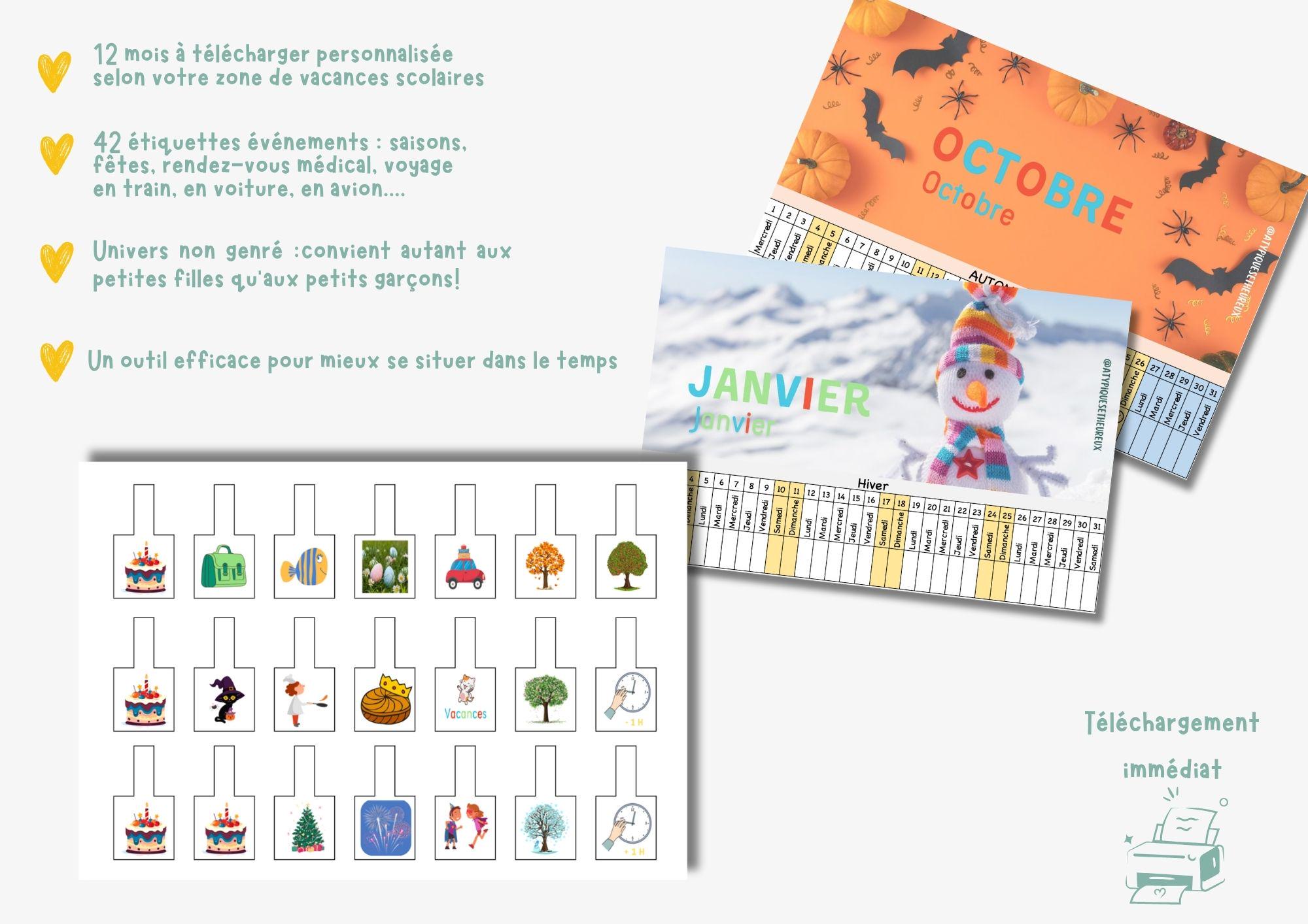 Montessori Time Beam, Zone C Printable Visual Timetable, Montessori - Etsy