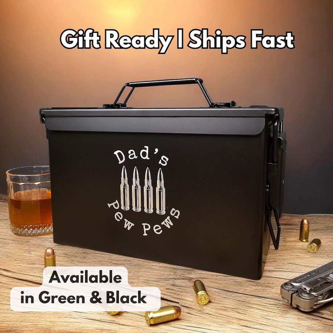 Personalized Ammo Box, Personalized Ammo Can for Christmas, Custom Ammo ...