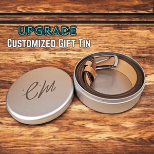 Personalized Leather Belt With Engraved Message Custom Dad Belt for ...