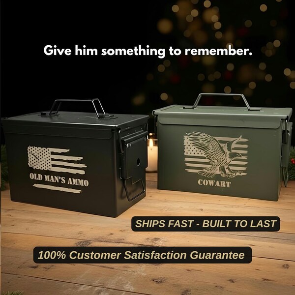 Personalized Ammo Box - Etsy