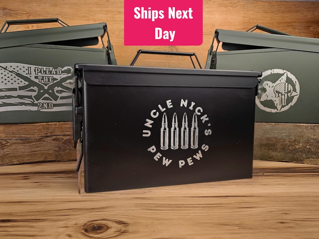 Personalized Ammo Box, Personalized Ammo Can for Christmas, Custom Ammo ...