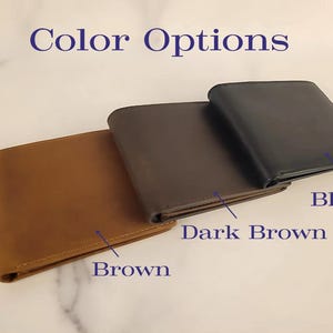 Mens Leather Wallet, Custom Engraved Bifold Wallet With Initials ...