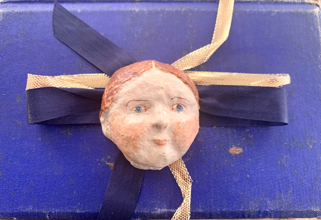 Corinne, Handmade Plaster Mold Doll Head, DIY Doll Making Part - Etsy