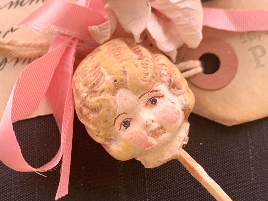 Angeline, A Handmade Plaster Mold Doll Head, Doll Making Supply - Etsy