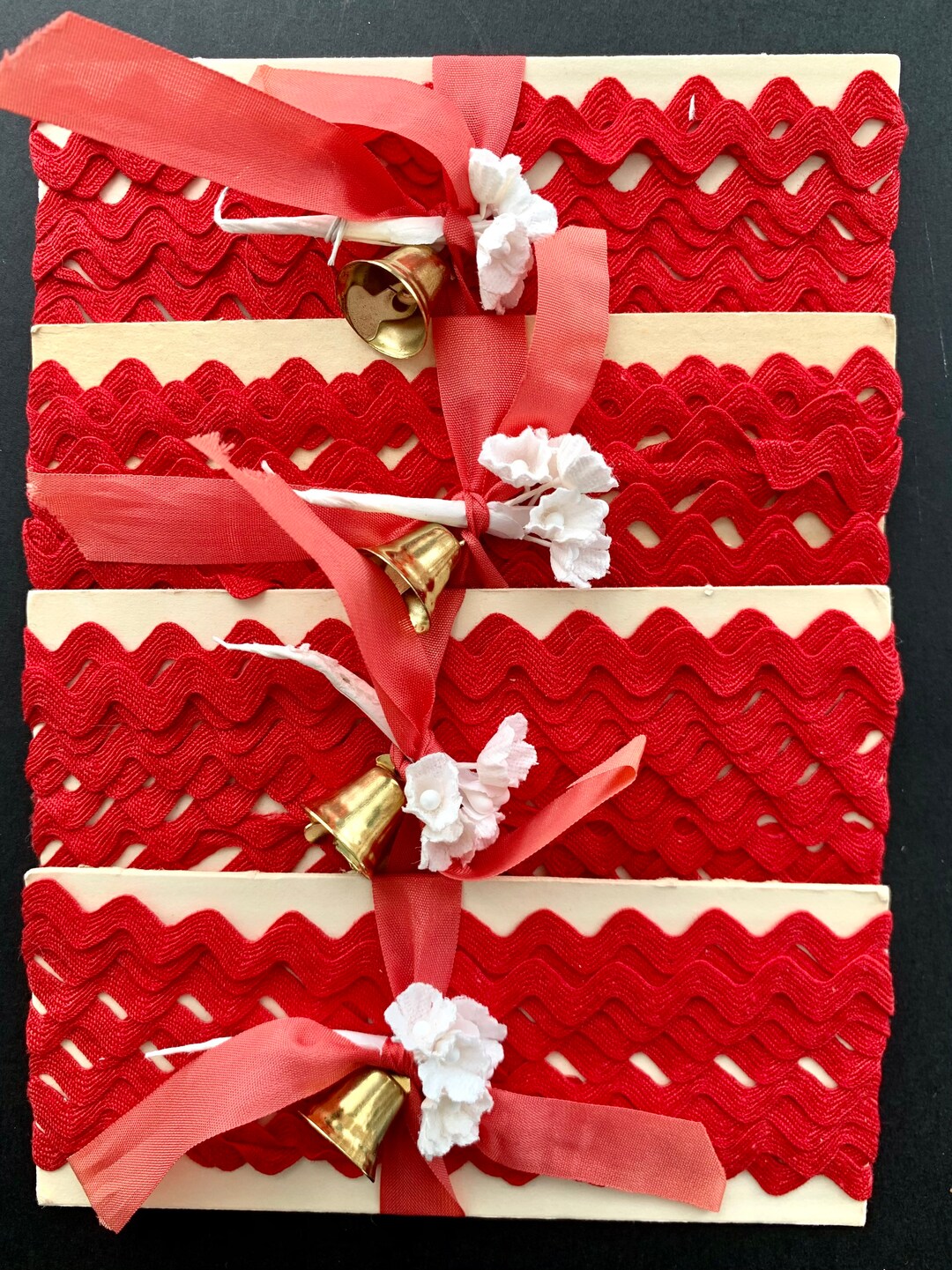 Red Ric Rac Trim, Vintage Sewing Trim - Etsy