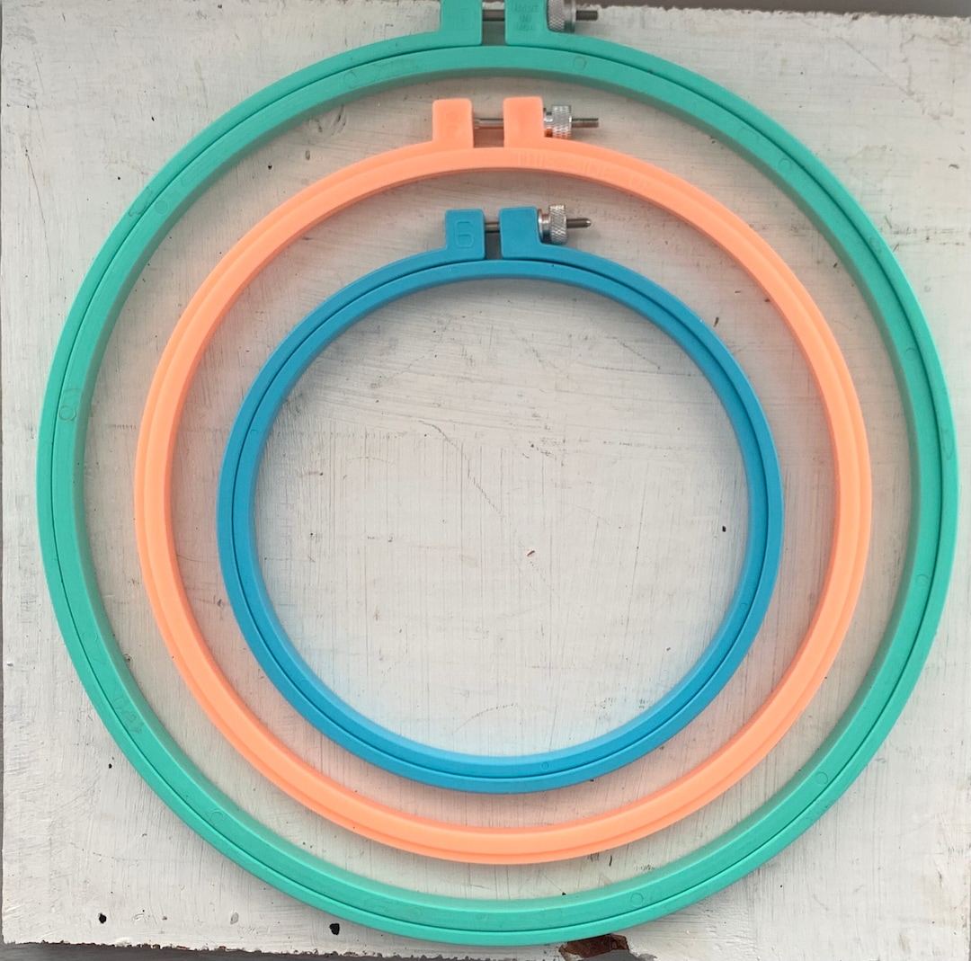 Vintage Embroidery Hoops, Assorted Frames - Etsy