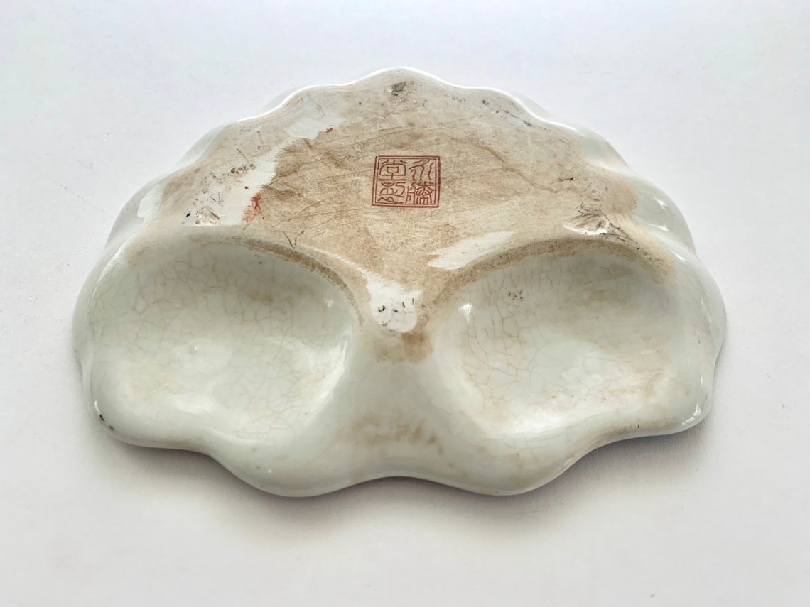 Fan Shaped Asian Appetizer Plate | Etsy