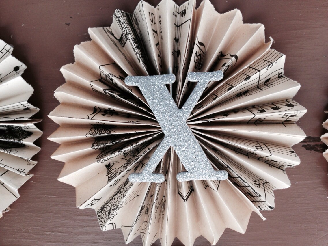 Alphabet Letters and Music Sheet Paper Pinwheels - Etsy