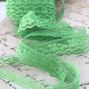 Dressmakers Vintage Lace Kelly Green - Etsy