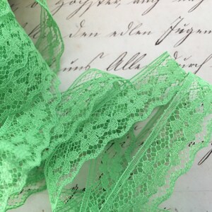 Dressmakers Vintage Lace Kelly Green - Etsy