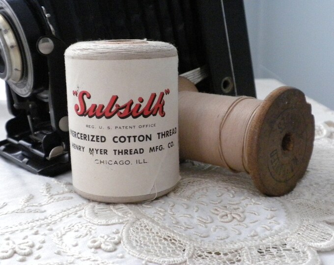 Vintage Thread Spools - Etsy