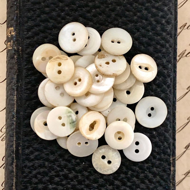 Antique Buttons Shell - Etsy