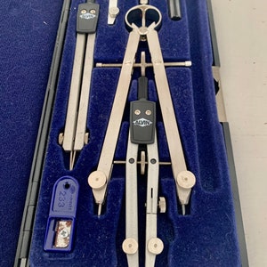 Vintage Mechanical Drafting & Calipers Tool Set - Etsy