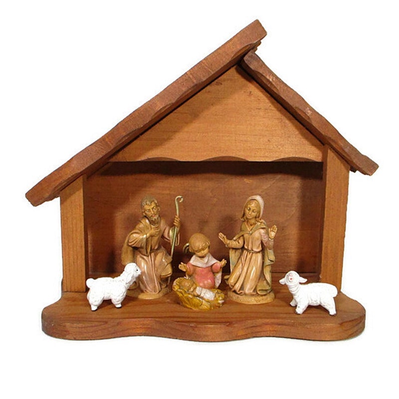 Wooden Creche - Etsy