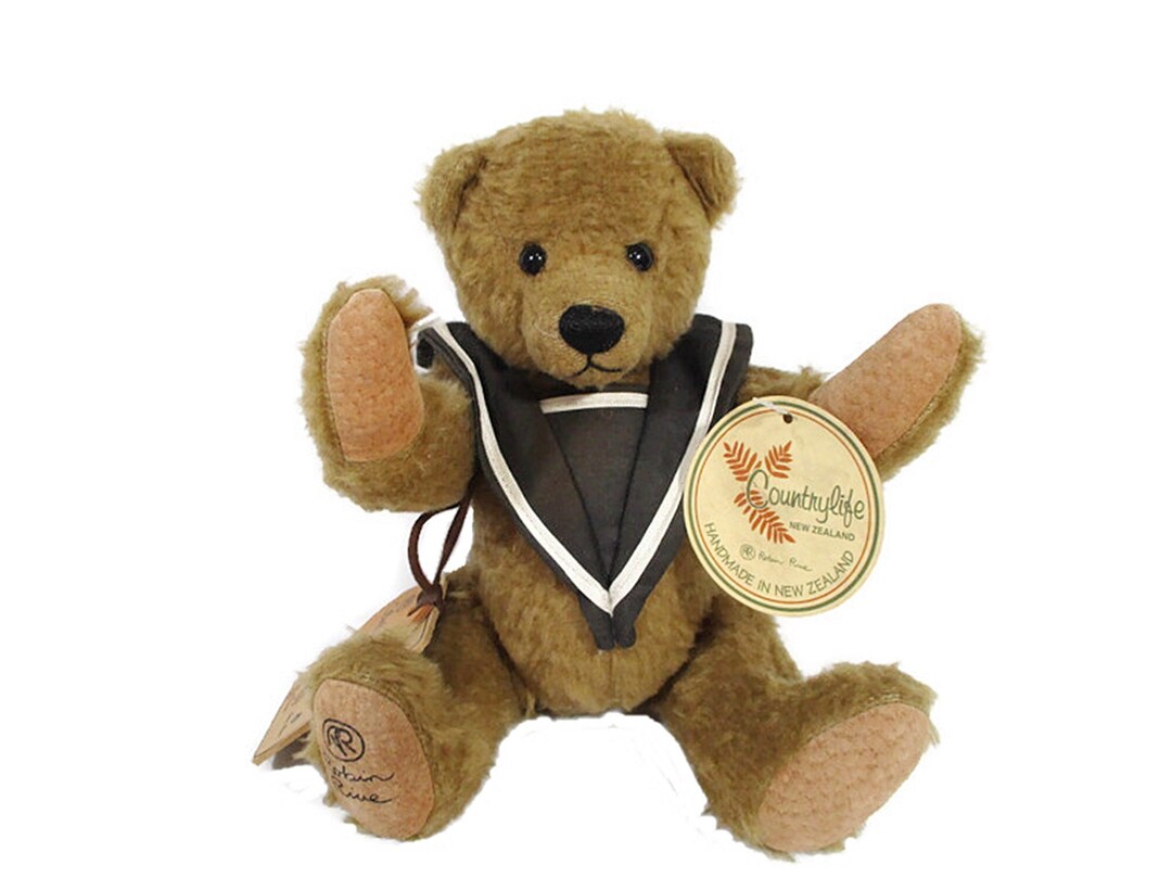 Vintage Teddy Bear SALTY TED Artist Signed Branded Robin Rive 63/2000 ...