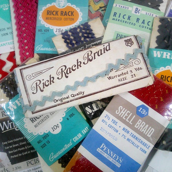 Rick Rack Lot - Etsy