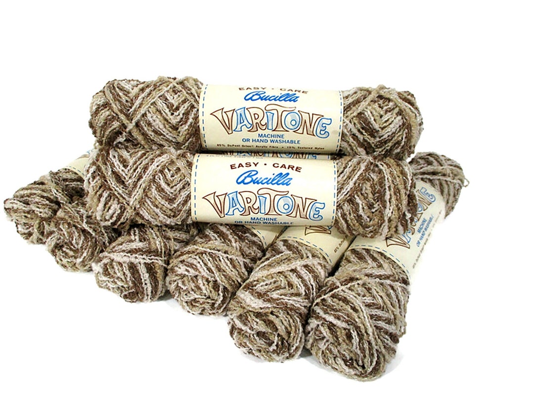 Vintage Bucilla VARITONE YARN 10 - 1 Oz Skeins Machine or Hand Washable ...