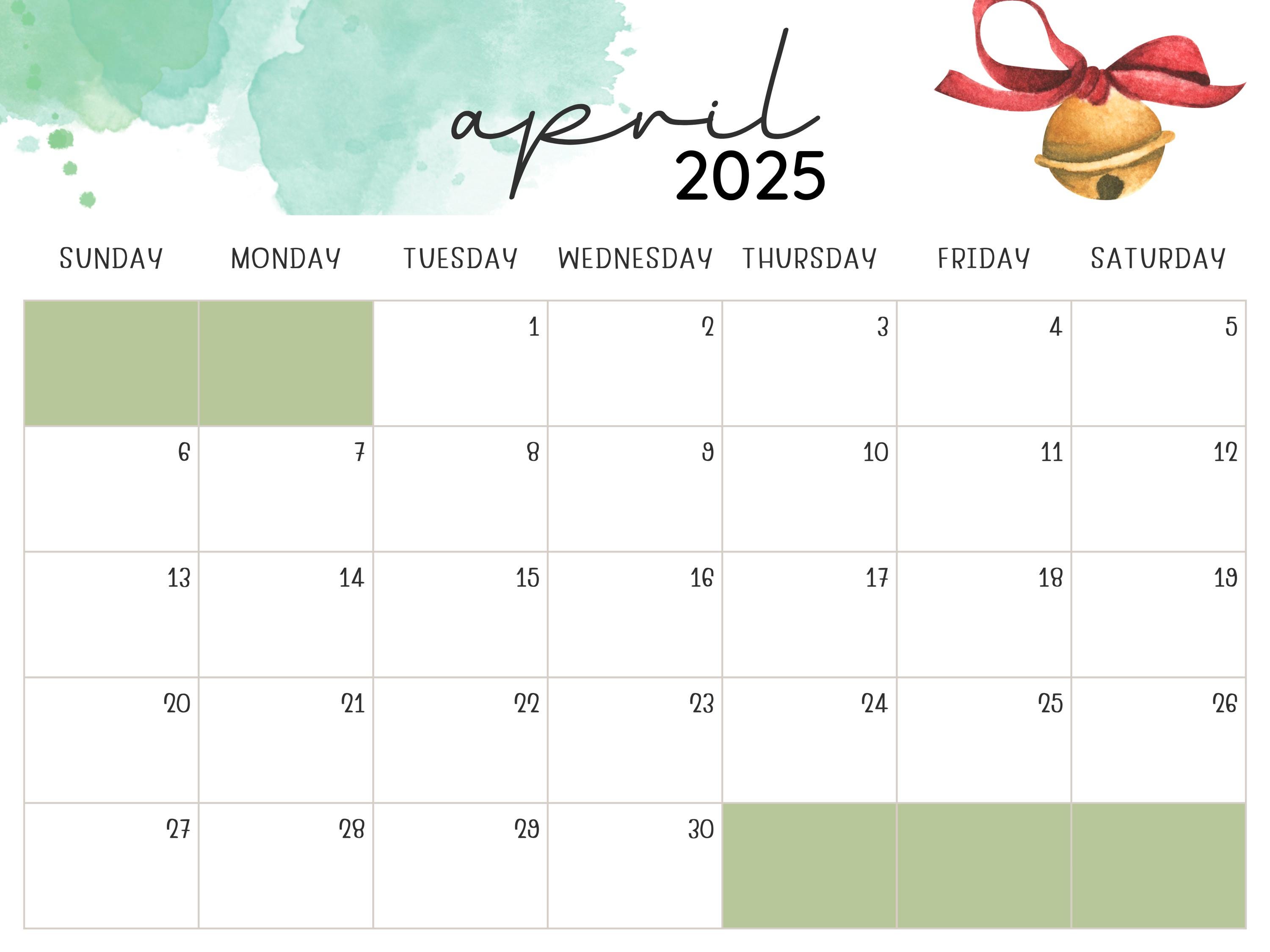 Calendar 2025 Christmas Themes Monthly Planner Landscape Elegant ...