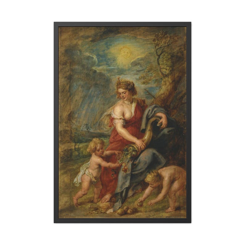 Peter Paul Rubens Abundance,vintage Wall Art,vintage Antique Painting ...