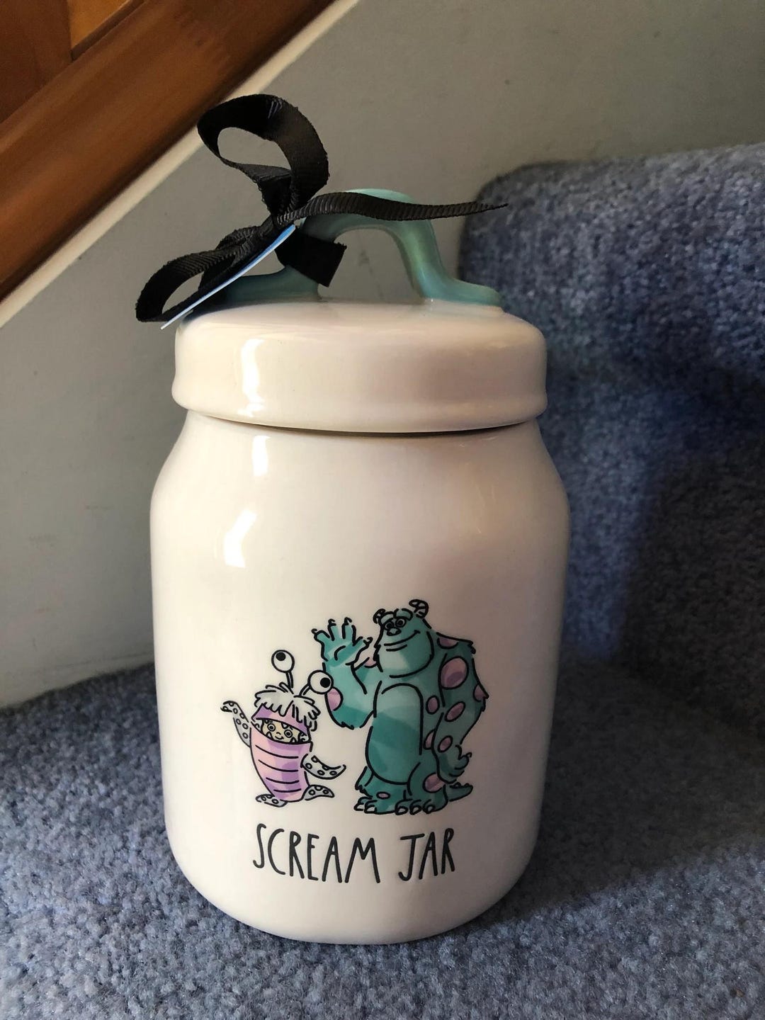 Rae Dunn New Disney Pixar Monster's Inc. "scream Jar" Canister or ...