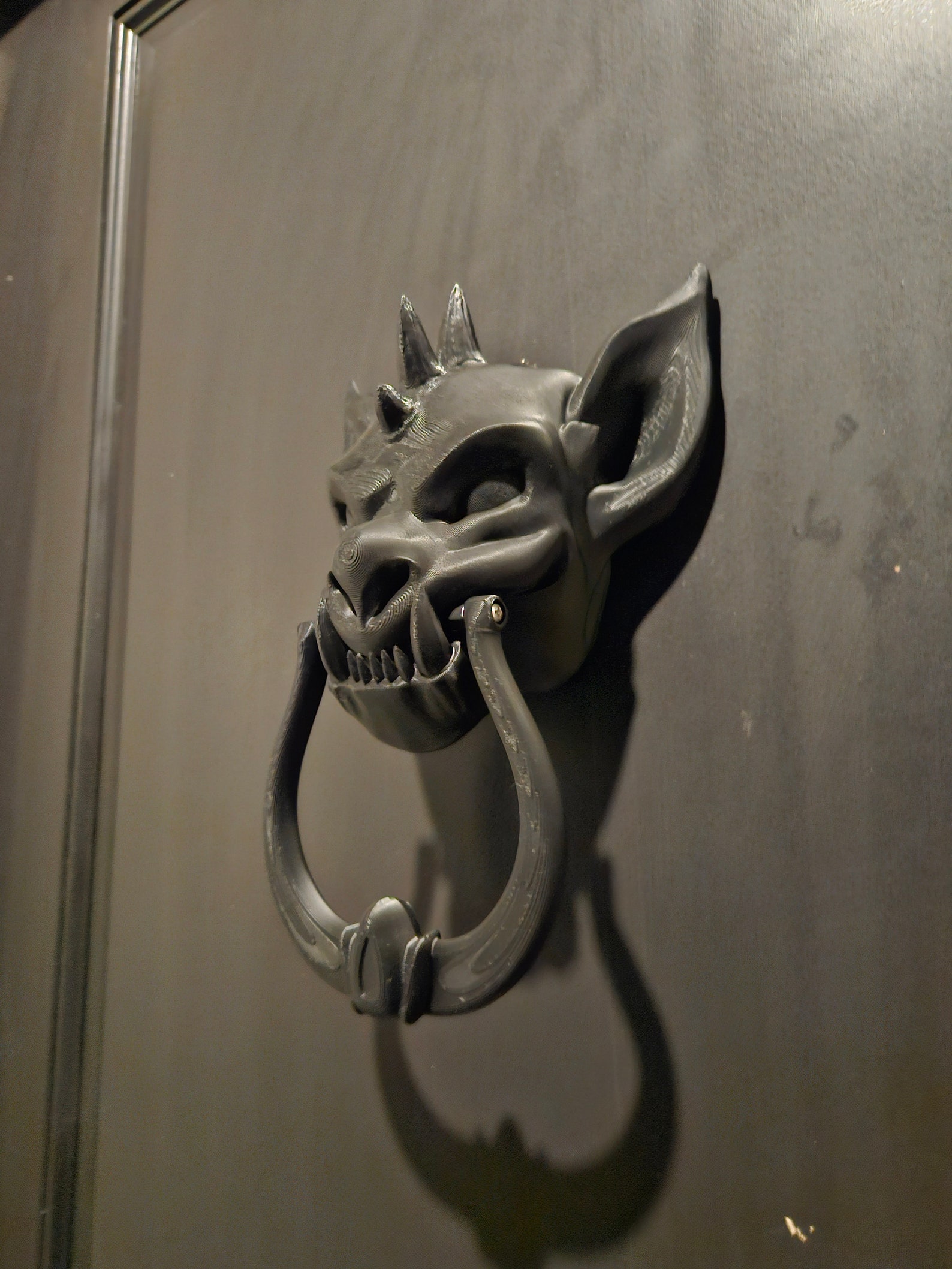 3D Printed Gargoyle Door Knocker - Etsy