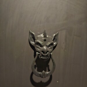 3D Printed Gargoyle Door Knocker - Etsy