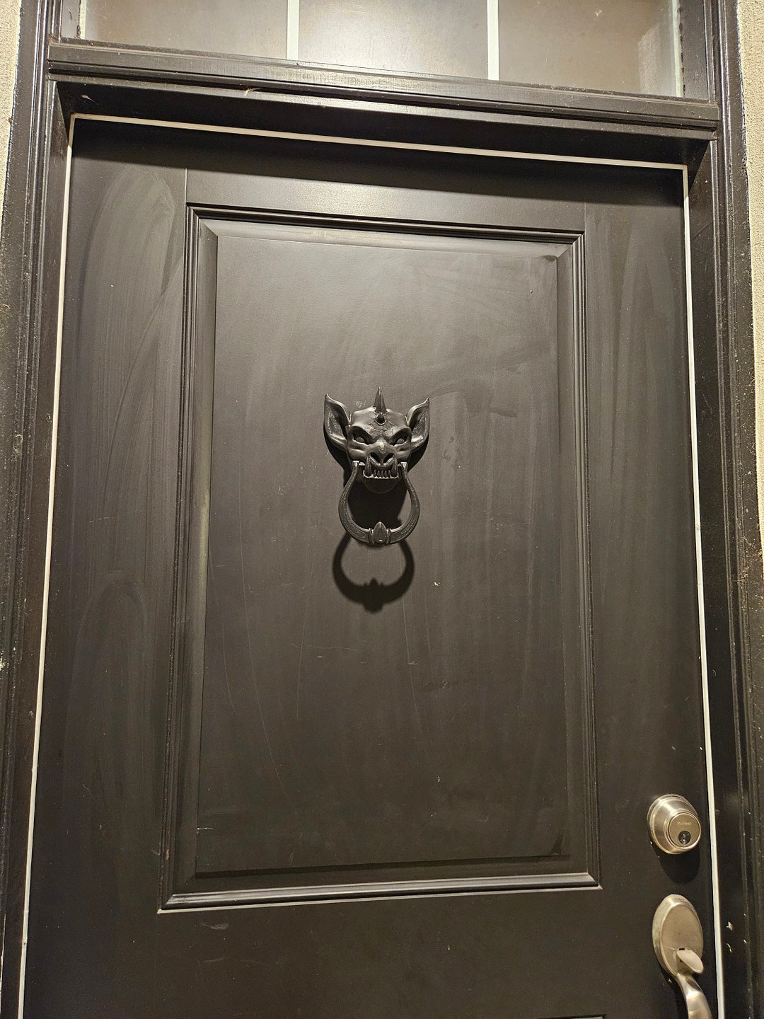 3D Printed Gargoyle Door Knocker - Etsy