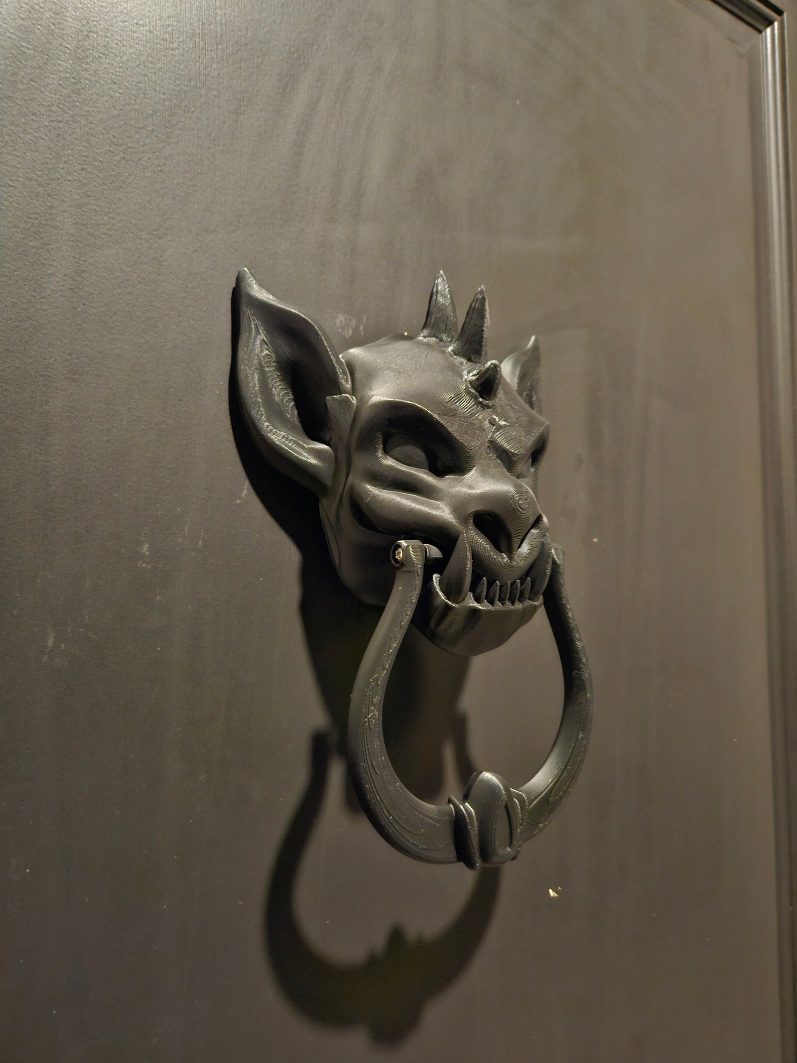 3D Printed Gargoyle Door Knocker - Etsy