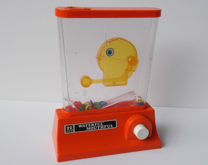 Vintage Tomy Game 1976 Waterful Mouthful Air Powered Toy 1970s Analog ...