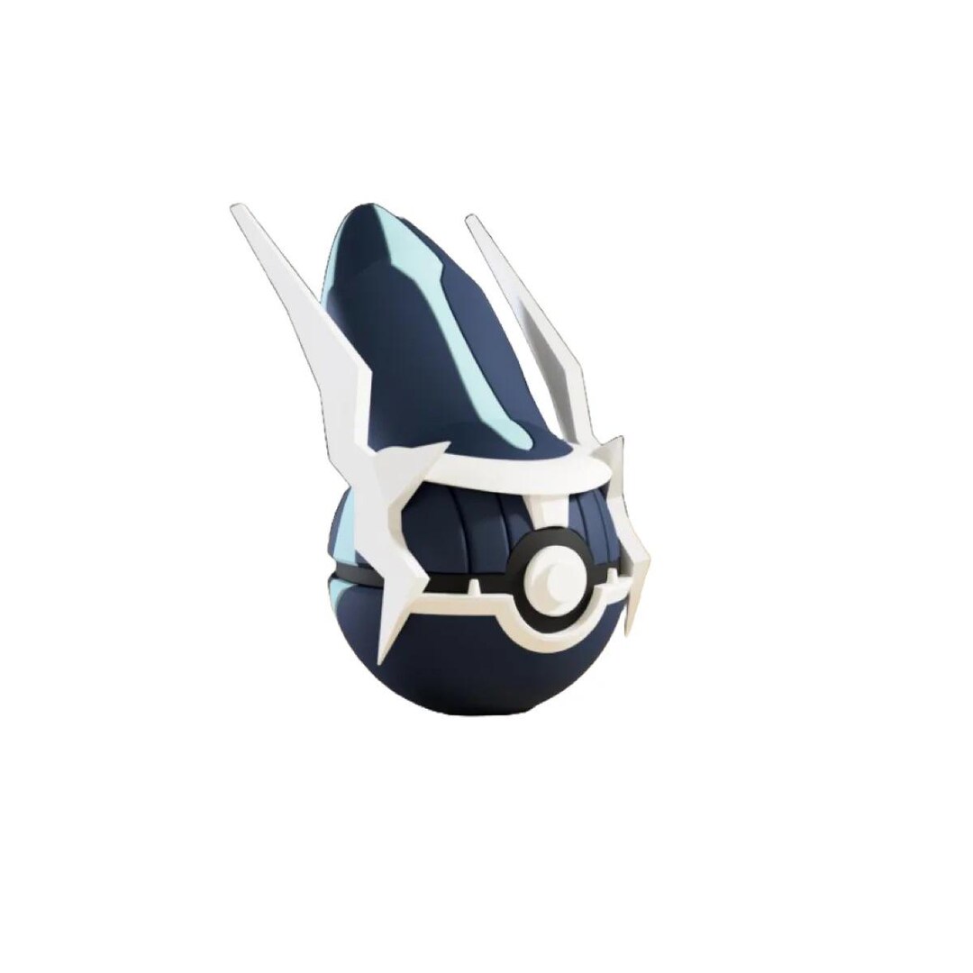 Dialga Pokeball, 3D Printed Pokémon Collectible, Sinnoh Decoration ...
