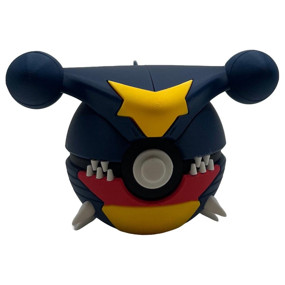 Garchomp Pokeball, 3D Printed Pokémon Collectible, Sinnoh Decoration ...