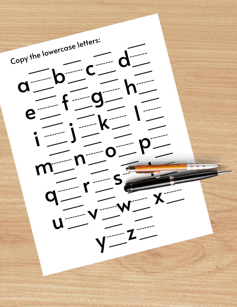 Uppercase and Lowercase Letter Tracing Worksheets - (2 Pages)alphabet ...