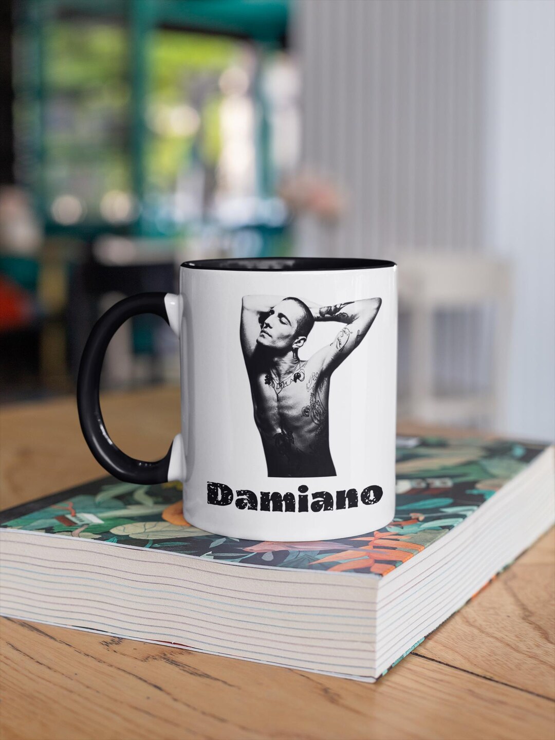 Damiano David Mug, 2025 Solo Tour Fan Gift, Rock Star Coffee Cup for ...