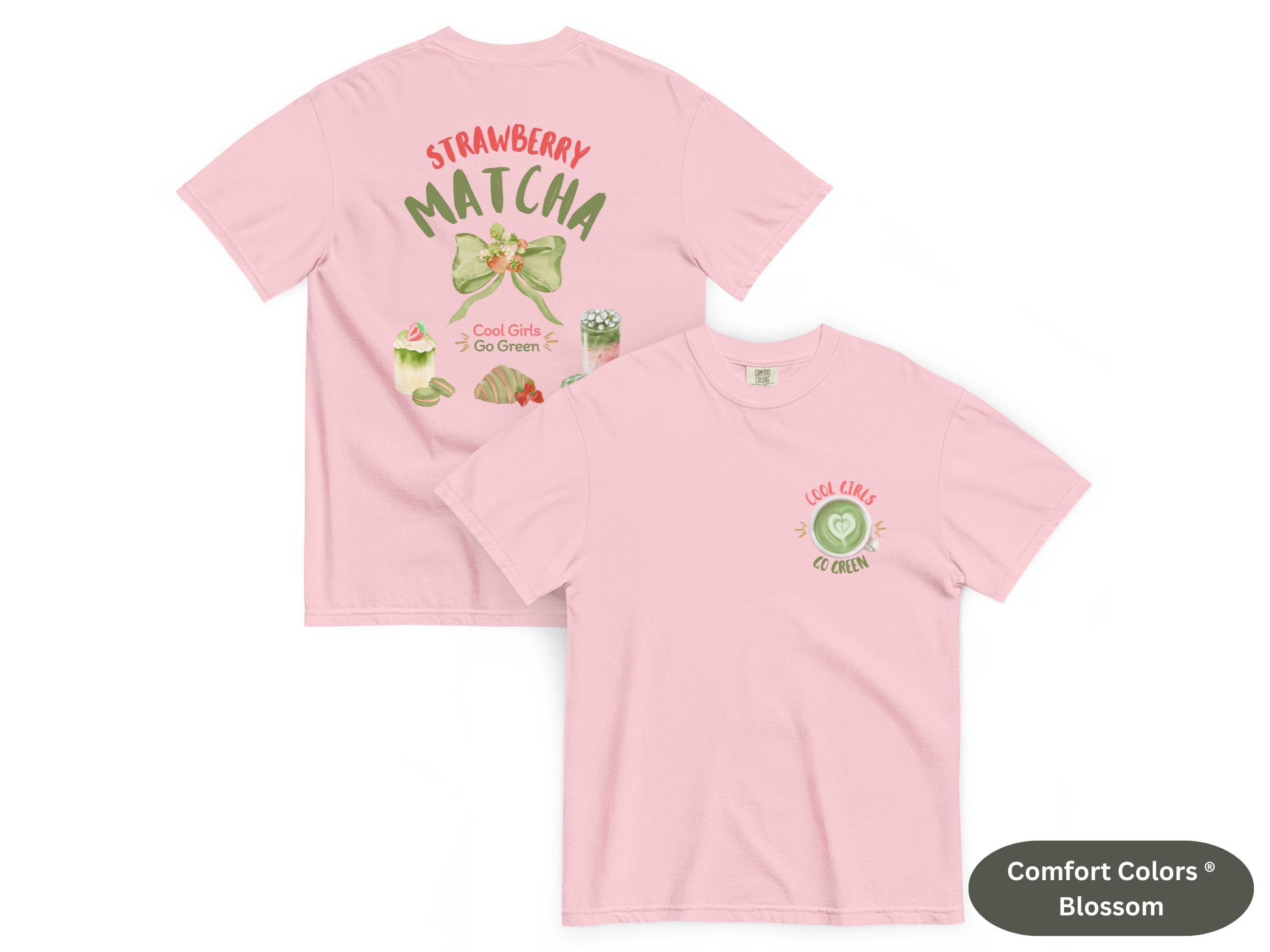 Strawberry Matcha Shirt Green Tea Lover Gift Matcha Latte Gift Barista ...