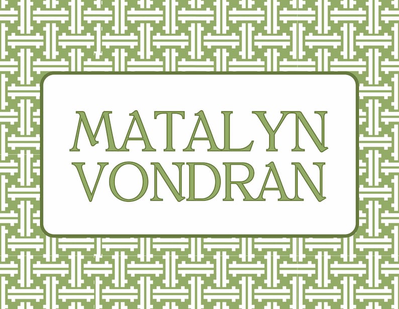 UPDATED 2025 Custom Mahjong Card Stickers, Monogrammed, PRINTED - Etsy